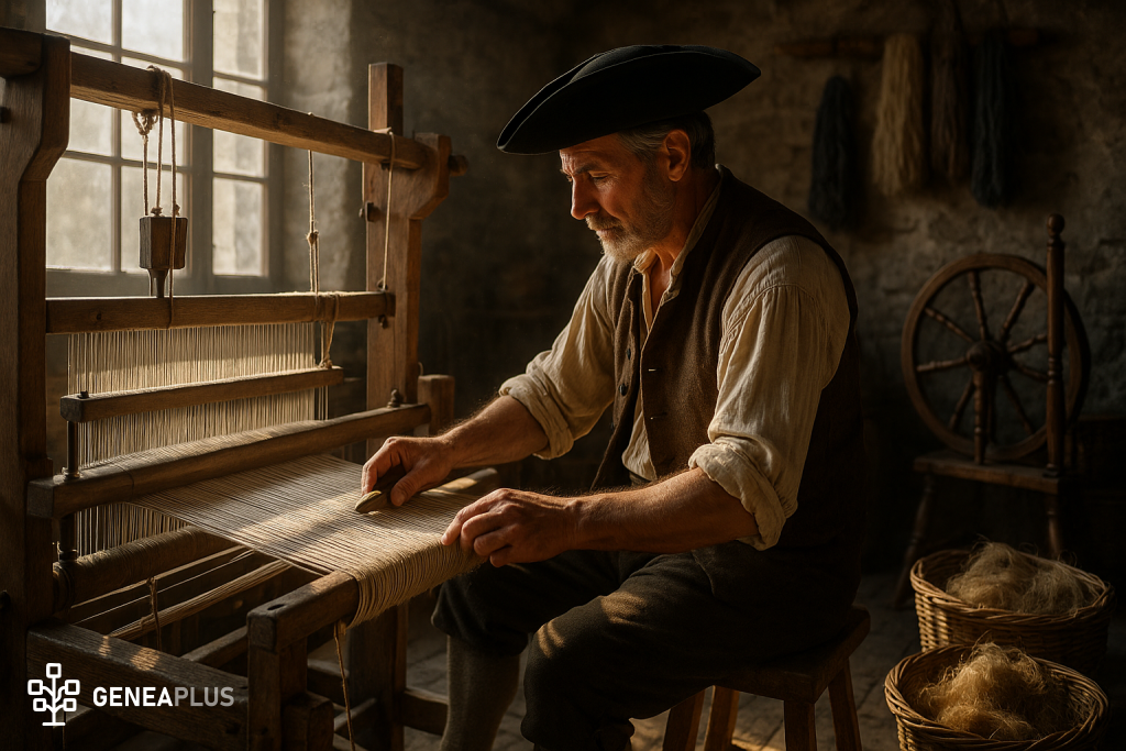 Le métier de tisserand / tixier au XVIIIᵉ siècle – Généaplus