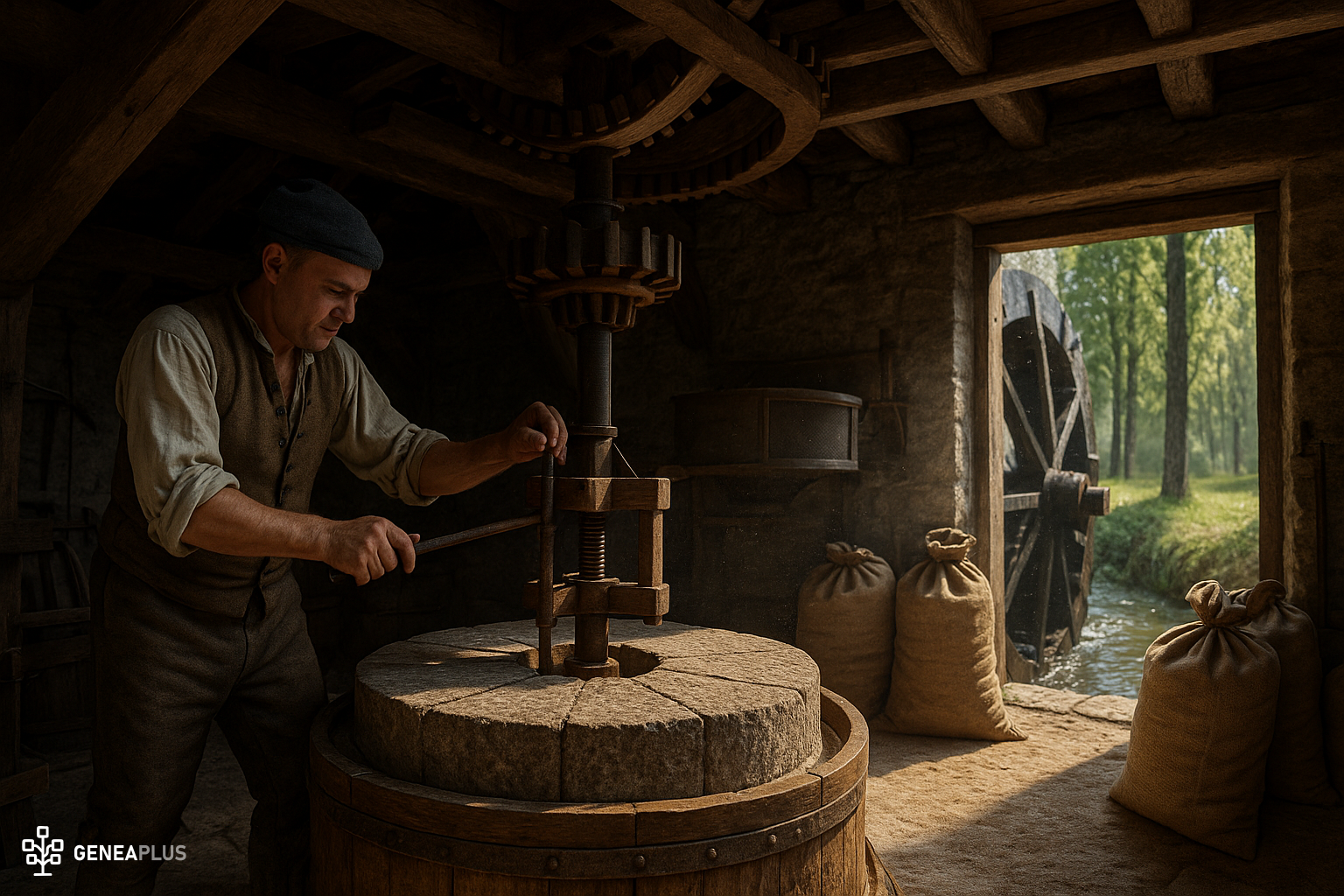 Le métier de meunier (XVᵉ – XIXᵉ siècles) – Généaplus